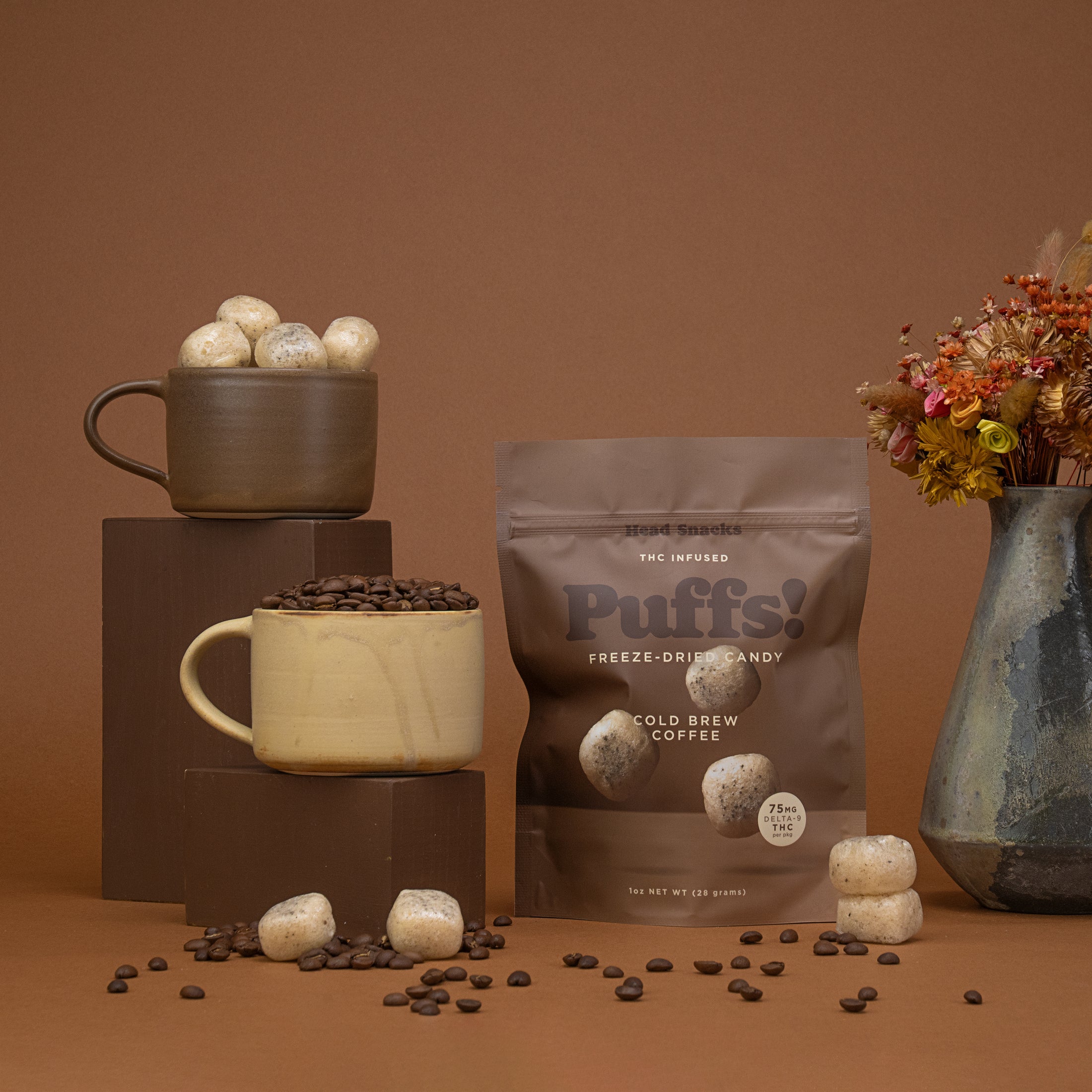 Cold Brew Coffee Puffs - Puff Puff Crunch! – Head Snacks